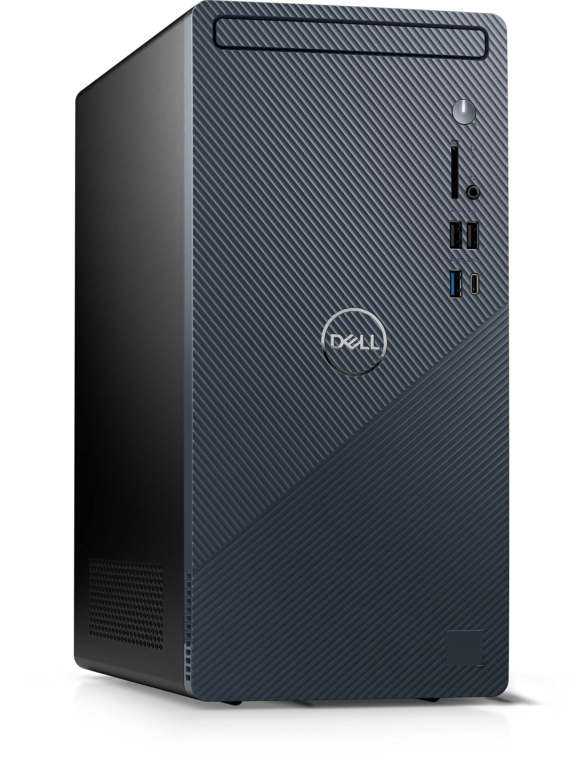 Dell Inspiron 3020 Tower Desktop Computer - 13th Gen Intel Core i5-13400 10-Core up to 4.60 GHz Processor, 16GB DDR4 RAM, 256GB NVMe SSD + 1TB HDD, Intel UHD Graphics 730, DVD+RW, Windows 11 Home