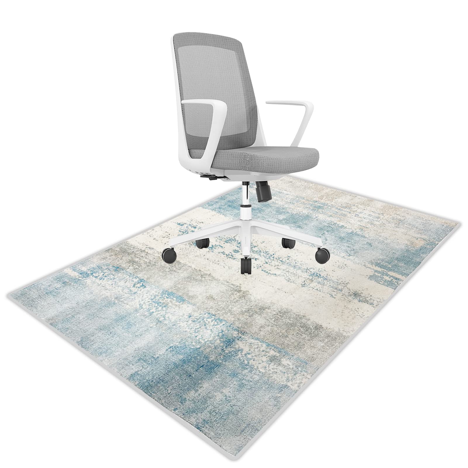 Hlimior 36"X48" Office Chair Mat for Hardwood Floor, Anti-Slip Desk Chair Mat, Chair Rugs Floor Protectors Mat, Computer Chair Mat for Rolling Chair, Chair Carpet Mat for Home Office