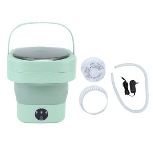 Foldable Washing Machine, 6.5L Capacity Laundry Washer with Gentle Drying, Efficient Washing Machine for Baby Clothes, Underwear or Small Items (Green)