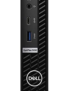 Dell Optiplex 5000 5090 Micro Tower Desktop Computer Tower (2021) | Core i7-512GB SSD Hard Drive - 16GB RAM | 8 Cores @ 4.8 GHz Win 10 Pro (Renewed)