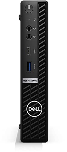 Dell Optiplex 5000 5090 Micro Tower Desktop Computer Tower (2021) | Core i7-512GB SSD Hard Drive - 16GB RAM | 8 Cores @ 4.8 GHz Win 10 Pro (Renewed)