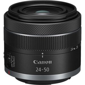 Canon EOS R8 Mirrorless Camera RF 24-50mm f/4.5-6.3 is STM Lens + EF 75-300mm III Lens + Accessories Included: 2X 64GB Memory Cards, TTL Flash, Extra Battery, Case, Tripod & More (Renewed)