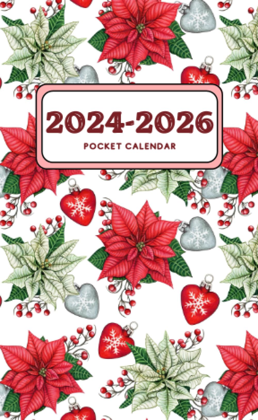 2024-2026 Pocket Calendar: 3 Years Monthly Planner from Jan 2024- Dec 2026 for Purse