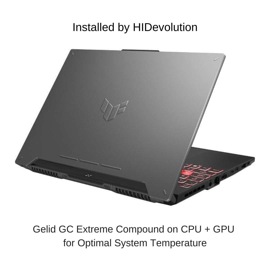 HIDevolution ASUS TUF Gaming A17 FA707XU 17.3" FHD 144Hz, 4.0 GHz Ryzen 9 7940HS, RTX 4050, 64 GB DDR5 RAM, 2 TB PCIe SSD, Windows 11 Home