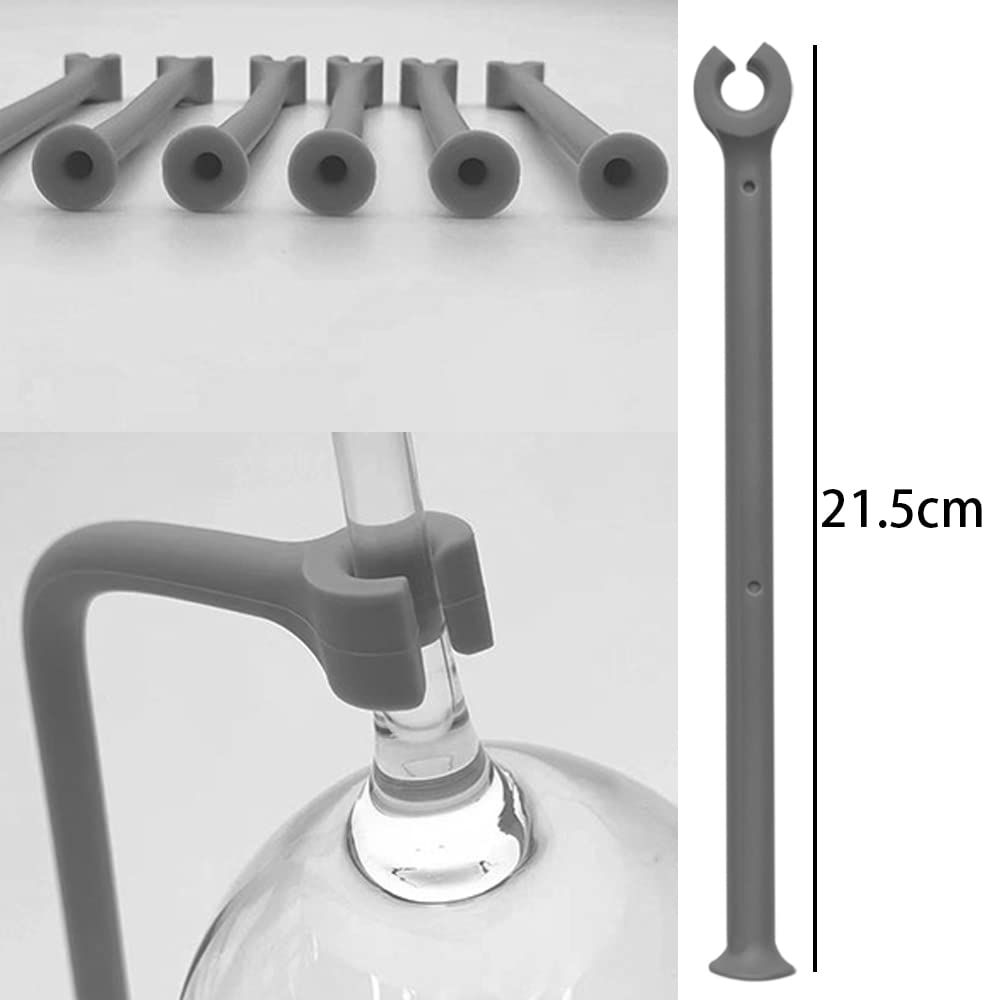 UoYu 21cm Dishwasher Wine glass rack New extensions Wash Dishwasher Attachment Kitchen Gadget Clip (Purple/8pcs)