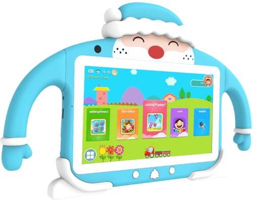 Kids Tablet for Kids 7 inch Toddler Tablet WiFi Kids Tablets 64G Children's Tablet for Toddlers Android Kids Leaning Tablet Tablets for Kids with Case Parental Control