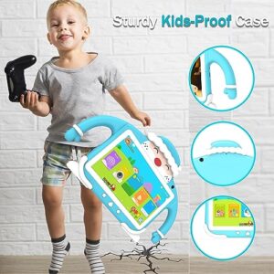 Kids Tablet for Kids 7 inch Toddler Tablet WiFi Kids Tablets 64G Children's Tablet for Toddlers Android Kids Leaning Tablet Tablets for Kids with Case Parental Control