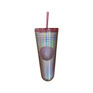 starbucks 2023 pink diachronic bubblegum venti 24 oz tumbler with straw