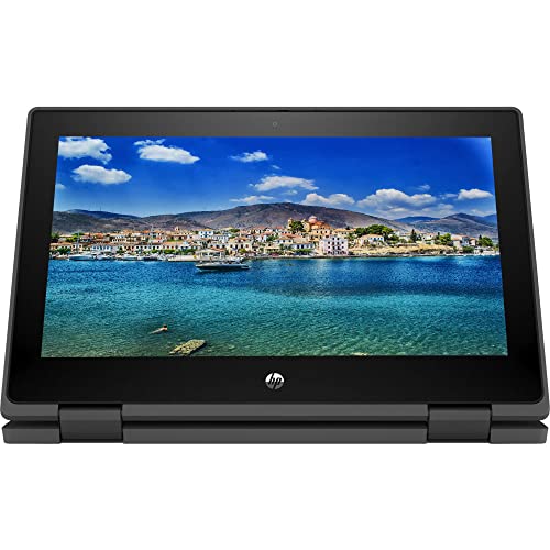 HP 2023 Premium 2-in-1 Convertible Laptop, 11" HD IPS Touchscreen, Intel 4-Core Pentium Processor Up to 3.30GHz, 8GB Ram, 128GB SSD, Super-Fast 6th Gen WiFi, HDMI, Windows 11 (Renewed)