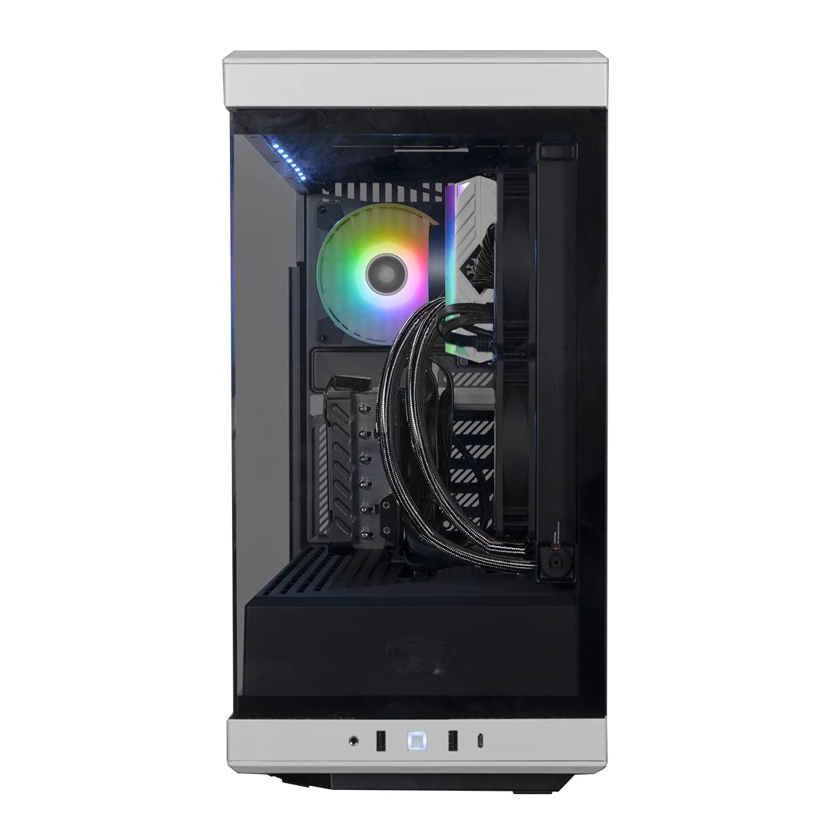 iBuyPower Y40 Gaming PC Computer Desktop Y40WI7N46T01 (Intel Core i7 13700KF, RTX 4060Ti 8GB, 32GB DDR5 5200 RGB (16x2), 2TB NVMe SSD, Windows 11 Home)