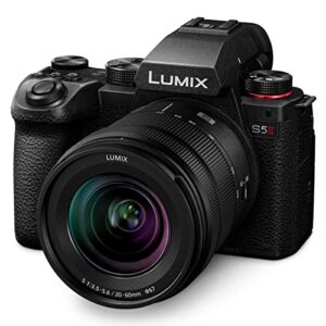 Panasonic LUMIX S5 II Mirrorless Camera with Lumix S 20-60mm f/3.5-5.6 Lens Bundle with 128GB SD Card, Shoulder Bag, Extra Battery, 67mm Filter Kit, Cleaning Kit