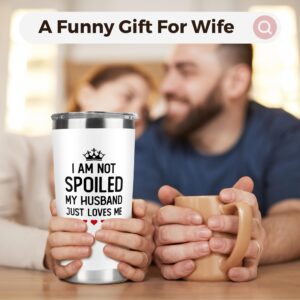 Gifts for Wife - Wife Gifts, Gifts for Her - Wedding Anniversary for Wife, Wife Birthday Gift Ideas, Mothers Day Gifts for Wife, Valentines Gifts for Her - I Love You Gifts for Her - 20 Oz Tumbler