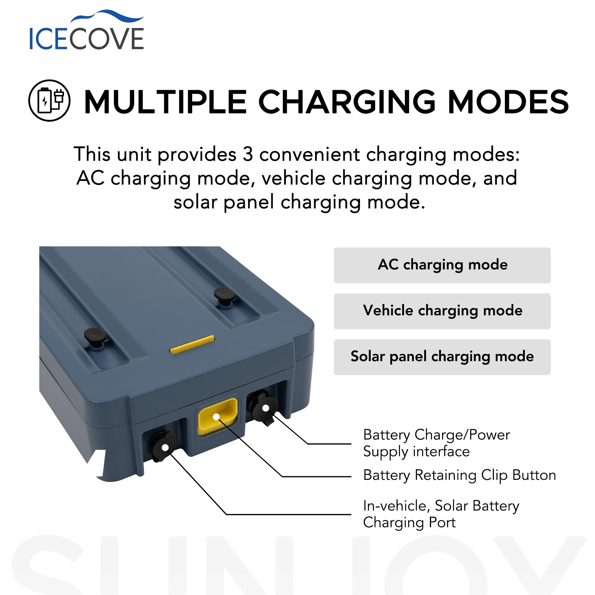 IceCove Rechargeable Lithium Iron Battery -Blue