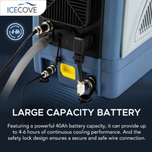 IceCove Rechargeable Lithium Iron Battery -Blue