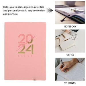 Cabilock 2024 Agenda Book Weekly Schedule Planner Daily to Do List Notepad 365 Journal Planner Monthly Schedule Planner 2024 Planner Book 2024 Daily Planner A5 Write a Book Paper Portable