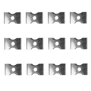 SZHLUX 12 Pack Ceiling Clips for Fixing Garage Light Under Cabinet Light Commercial Bay Lighting