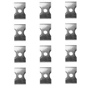 SZHLUX 12 Pack Ceiling Clips for Fixing Garage Light Under Cabinet Light Commercial Bay Lighting