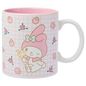 silver buffalo sanrio hello kitty and friends my melody ceramic mug, 20 ounces