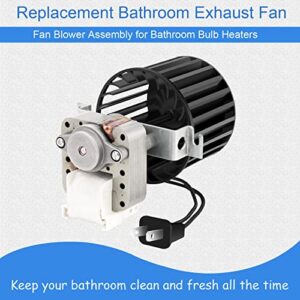 𝙐𝙥𝙜𝙧𝙖𝙙𝙚𝙙 S97009796 Bathroom Exhaust Fan Motor Blower Assembly Replacement for Broan Nutone Bulb Ceiling Heater 162-E、G、J、K、L、M and 164-E、G、J、K、L、M