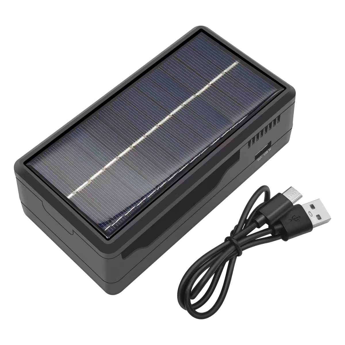 USB Battery Charger Multifunctional Solar Lithium Battery Charger 18650 Rechargeable Battery