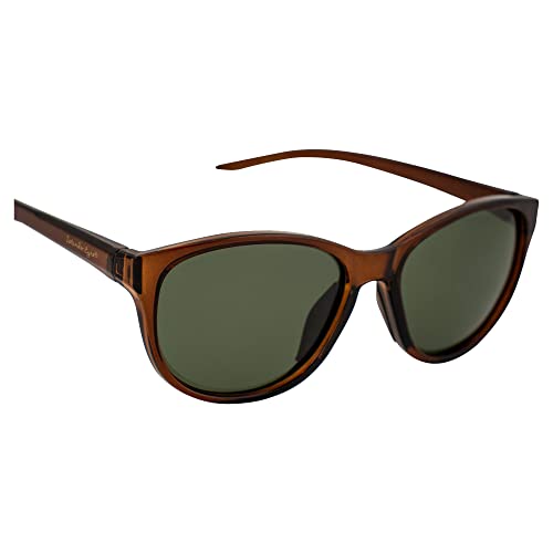 Islander Eyes Gili Polarized Sunglasses Retro Style Brown Frame w/Grey Lens