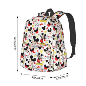 Raoirlw Computer Backpack Cartoon 17 Inch Laptop Backpack Travel Backpack