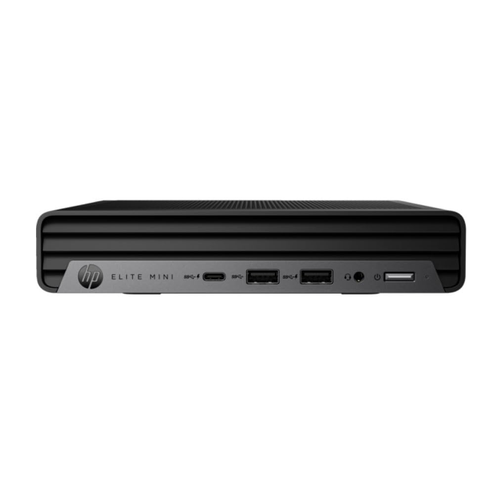 HP Elite Mini 600 G9 Desktop Computer - Intel Core i5 12th Gen i5-12500T Hexa-core (6 Core) 2 GHz - 16 GB RAM DDR5 SDRAM - 256 GB M.2 PCI Express NVMe SSD - Desktop Mini - Black