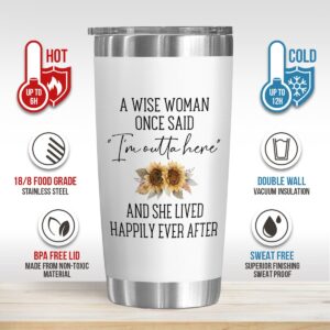 JOLOCHILL Retirement Gifts For Women 2023, Happy Retirement, Coworker Gifts For Women, Going Away Gift For Coworker Woman, Office Gifts For Women, Retirement Gifts For Women, Retirement Tumbler 20Oz