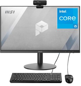 msi 24" fhd all-in-one desktop 2022, 10th intel i5-10400 6-core, uhd graphics, 16gb ddr4,512gb ssd, wifi 6 bluetooth 5 rj45 hdmi com, windows 11 pro, wired keyboard mouse, cou 32gb usb