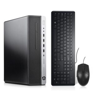 hp elitedesk 800 g3 sff pc (rgb), intel core i7-7700 up to 4.0 ghz, 32gb ddr4, 1tb ssd, 500gb hdd, wifi, dvd, bluetooth, windows 10 pro 64 bit(renewed), black