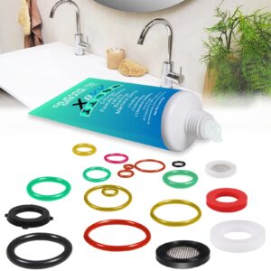 XBVV Silicone Lubricating Grease for Plumber Faucet Rubber Washers Valve O Ring 2-Pack 1 oz Tube with Brush