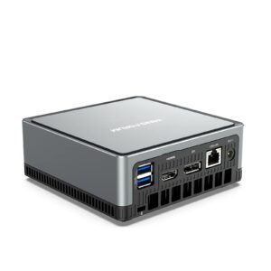 MINISFORUM Mini PC AMD Ryzen 7 3750H UM700|16 GB RAM 256GB PCIe SSD Mini Desktop Computer with Radeon RX Vega 10 Graphics | Dual WiFi BT 5.1 | HDMI/Display/USB-C | 1 X RJ45 | 5X USB Port