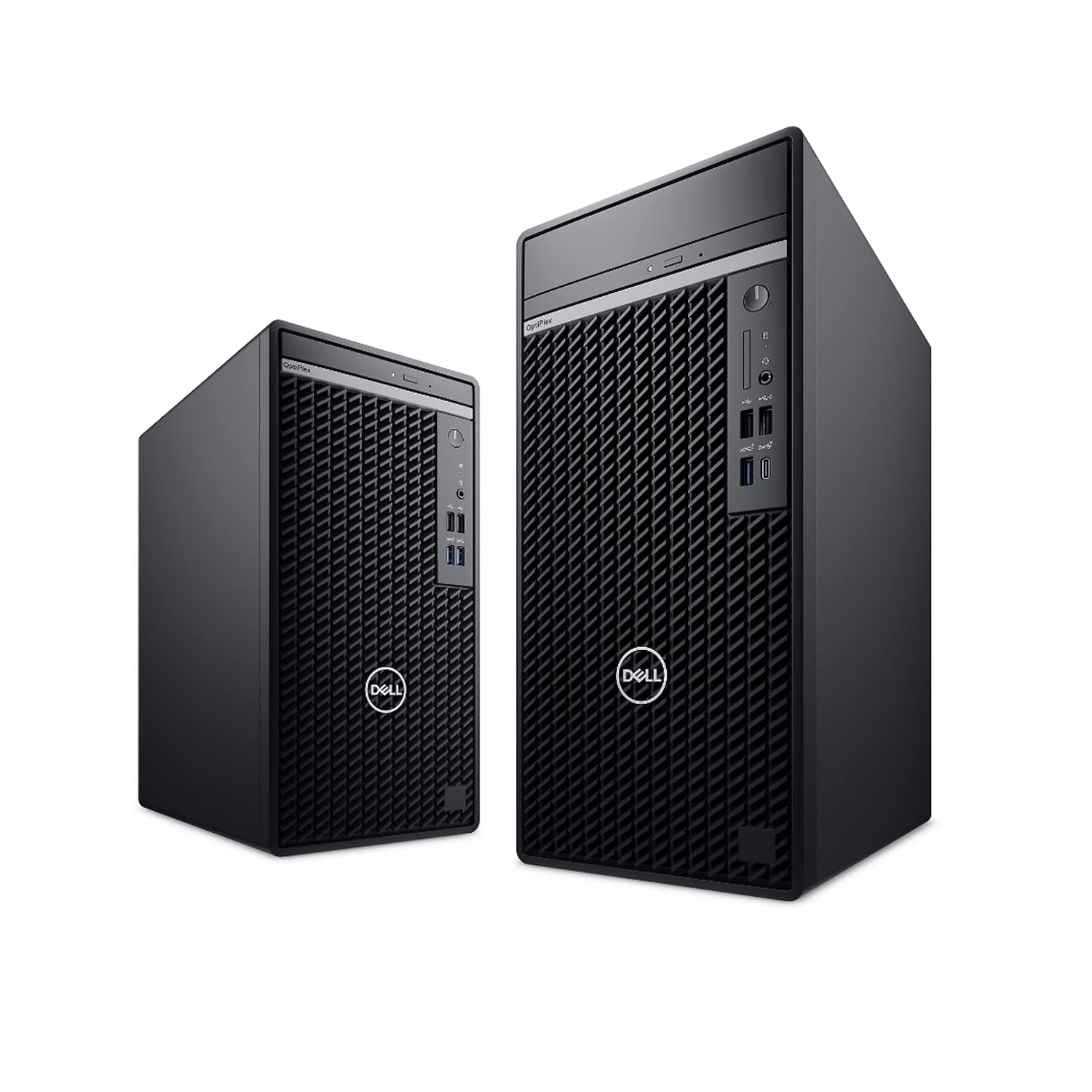 Dell OptiPlex 3000 Tower Business Desktop, 12th Gen Intel Core i3-12100 (Beats i5-10500), 32GB RAM, 2TB SSD, Wi-Fi, HDMI, RJ-45, DVD-RW, Windows 11 Pro, Black, Wired Keyboard & Mouse