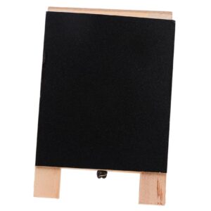 dechous 1pc vertical graffiti blackboard small chalkboard signs chalkboard place cards a frame chalkboard wedding party chalkboard display table number message boards wood mini 3d