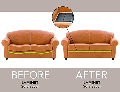 LAMINET Deluxe Extra Thick Sagging Furniture Cushion Support Set of 2 New Improved Extend The Life of Your Chair/Cushion - 60% Thicker Extend for Length and Width Up to 34" x 66" or Up to 17" x 132"