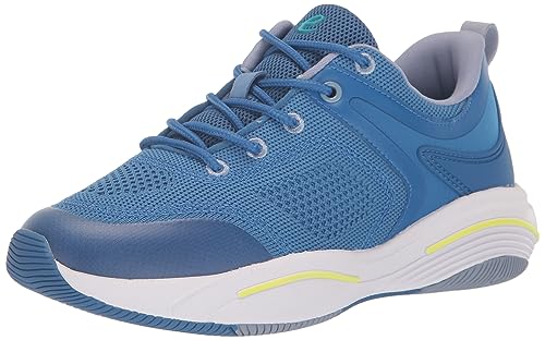 Easy Spirit Women's Jani Sneaker, Medium Blue Multi, 8.5 Wide