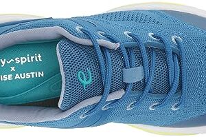 Easy Spirit Women's Jani Sneaker, Medium Blue Multi, 8.5 Wide