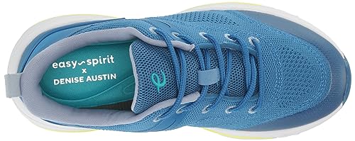 Easy Spirit Women's Jani Sneaker, Medium Blue Multi, 8.5 Wide