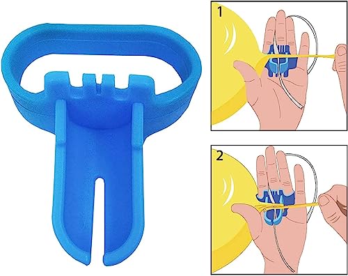 Balloon Pump Hand Held, 2Pack Inflator Air Pump for Balloons - Two-Way Dual Action- Ballon Inflator Pumping - Manual Baloon Inflators Machine with Balloons Tie Tool