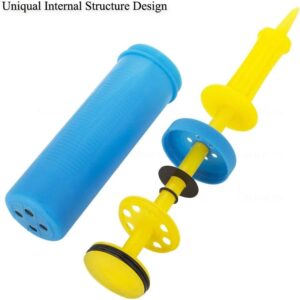 Balloon Pump Hand Held, 2Pack Inflator Air Pump for Balloons - Two-Way Dual Action- Ballon Inflator Pumping - Manual Baloon Inflators Machine with Balloons Tie Tool