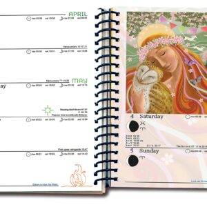 MOON DIARY 2024 Datebook Calendar Personal Organiser (EST - Eastern Time)