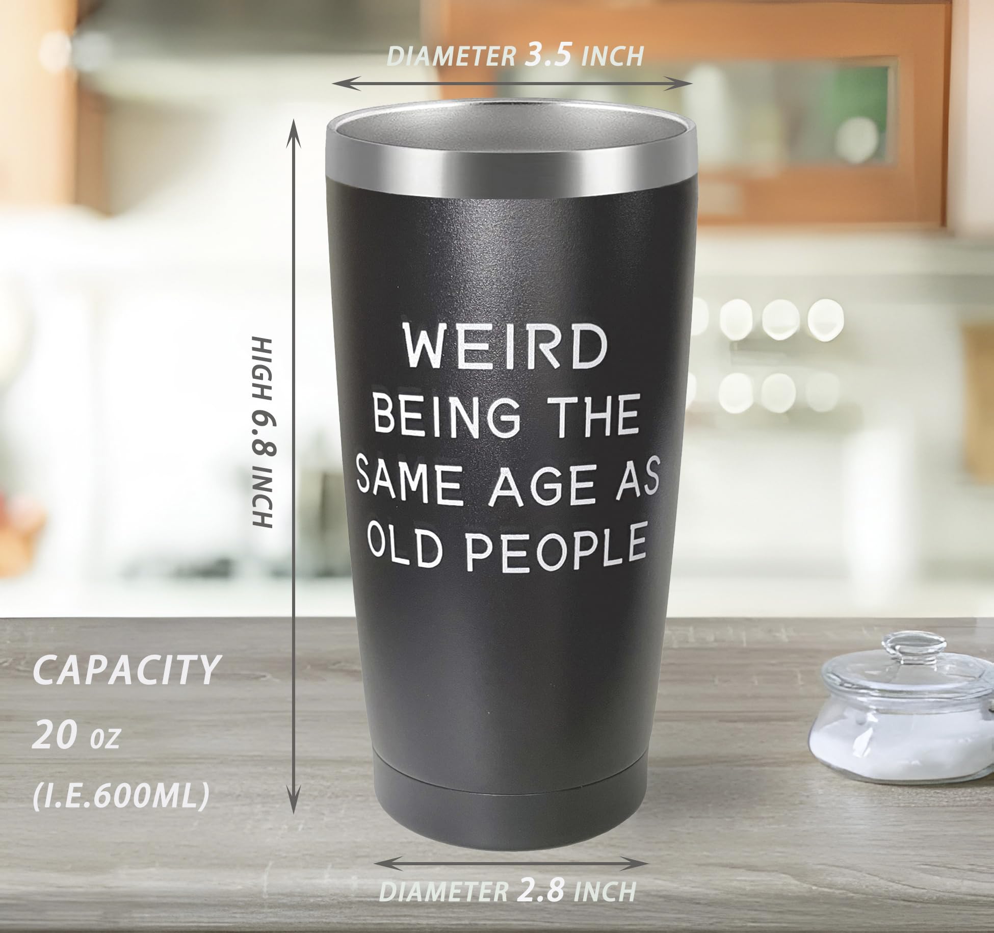 Birthday Gifts for Men Women - Funny Unique Gifts for Dad, Mom, Grandpa, Father, Husband, Him or Her, From Daughter Son Friends, 30th, 40th, 50th, 60th, 70th, Dad Coffee Mug Tumbler, Christmas Gifts