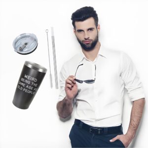 Birthday Gifts for Men Women - Funny Unique Gifts for Dad, Mom, Grandpa, Father, Husband, Him or Her, From Daughter Son Friends, 30th, 40th, 50th, 60th, 70th, Dad Coffee Mug Tumbler, Christmas Gifts