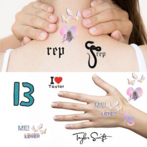 YDJIA TS Limited Edition Temporary Tattoos Eras Accessories (TS Tattoos)