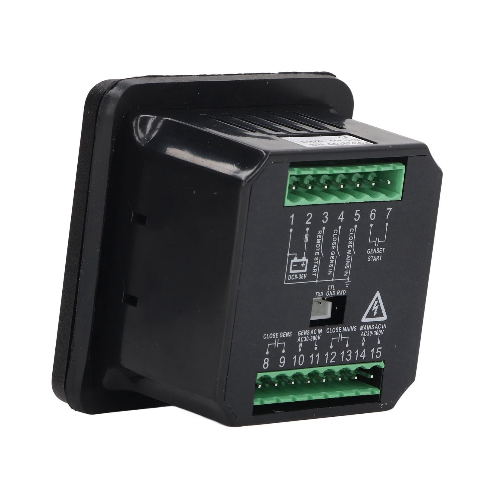 ATS Auto Transfer Switch Controller 30-300V Automatic Transfer Switch with LED Display for Power Switching Control