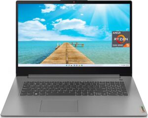 lenovo 2023 newest ideapad 3 laptop, 17.3 inch fhd display, amd ryzen 5 5625u, 16gb ddr4 ram, 512gb ssd, amd radeon graphics, bluetooth, wifi6, windows 11 home, arctic grey