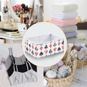 Coikll Poker Playing Card Foldable Organizer Storage Bins Cube Baskets for Home Closet Drawers Shelf Toys -11*11*11in