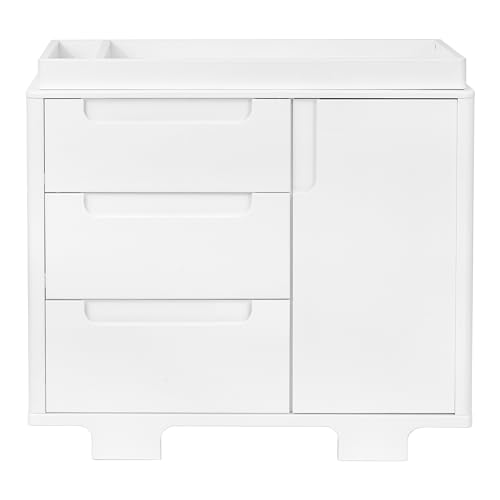 Babyletto Yuzu 3-Drawer Dresser in White, Greenguard Gold Certified