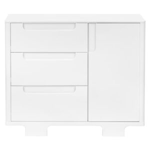 Babyletto Yuzu 3-Drawer Dresser in White, Greenguard Gold Certified