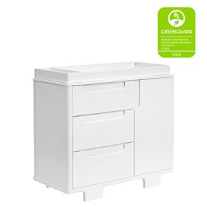 Babyletto Yuzu 3-Drawer Dresser in White, Greenguard Gold Certified